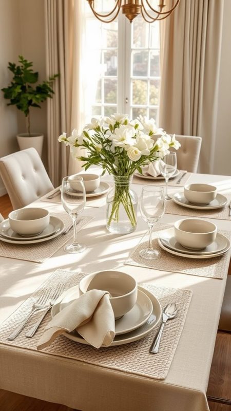 15 Meilleures Idées de Salle à Manger Beige