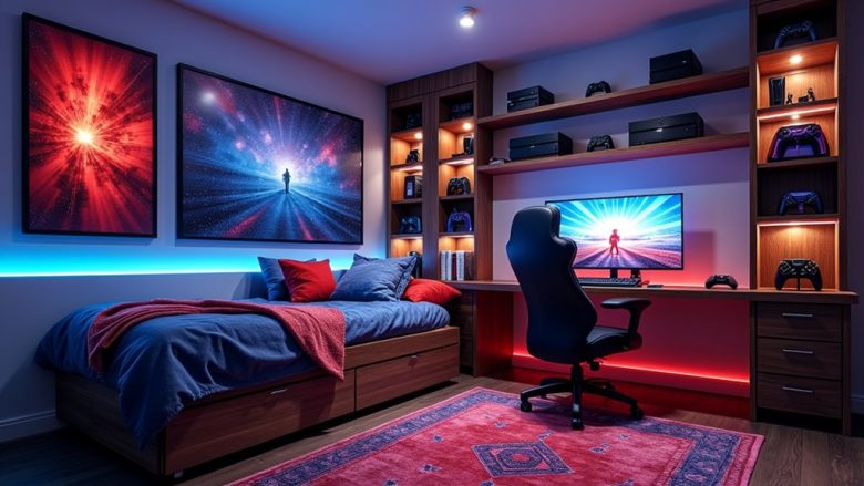 15 Meilleures Idées de Décoration de Chambre pour Gamers