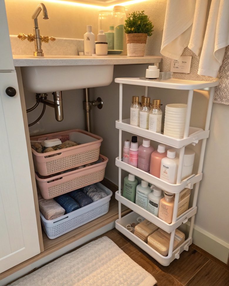 Rangement Pour Petite Salle De Bain