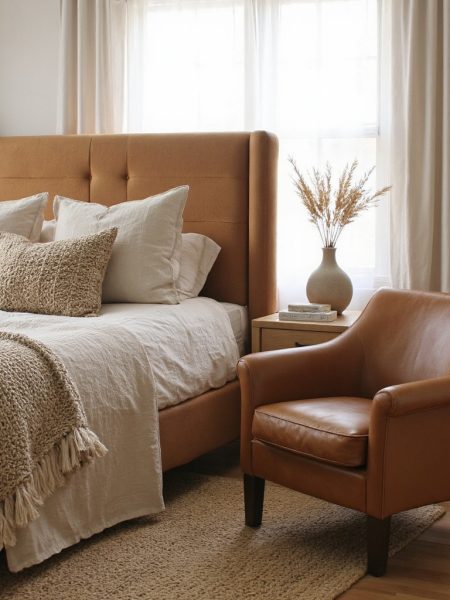 15 Inspirations pour une Chambre de Couleur Camel