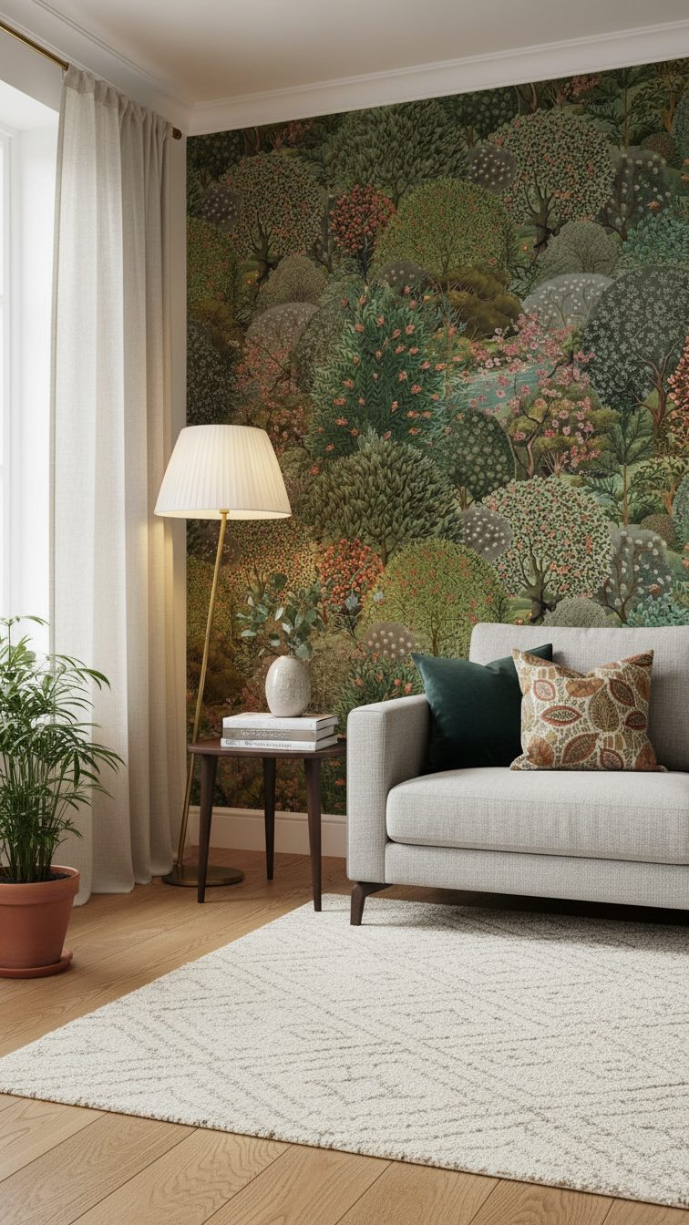 Idee Deco Papier Peint Salon